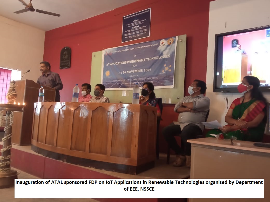 NSS College of Engineering | Department of Electrical & Electronics ...