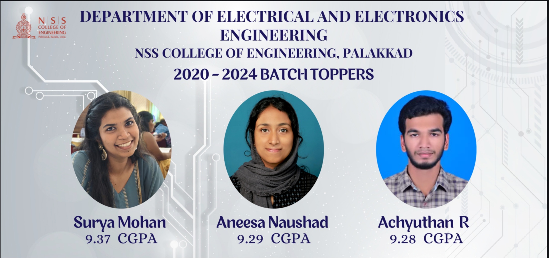 NSS College of Engineering | Department of Electrical & Electronics ...